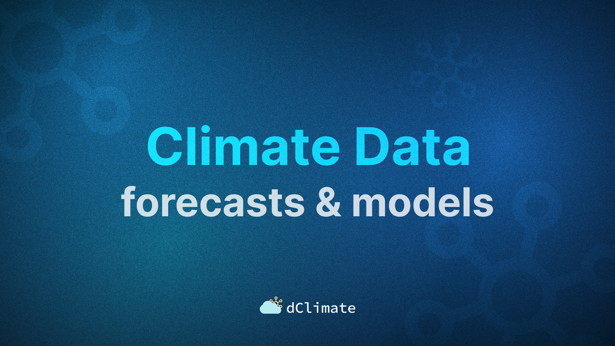 Climate Data - dClimate