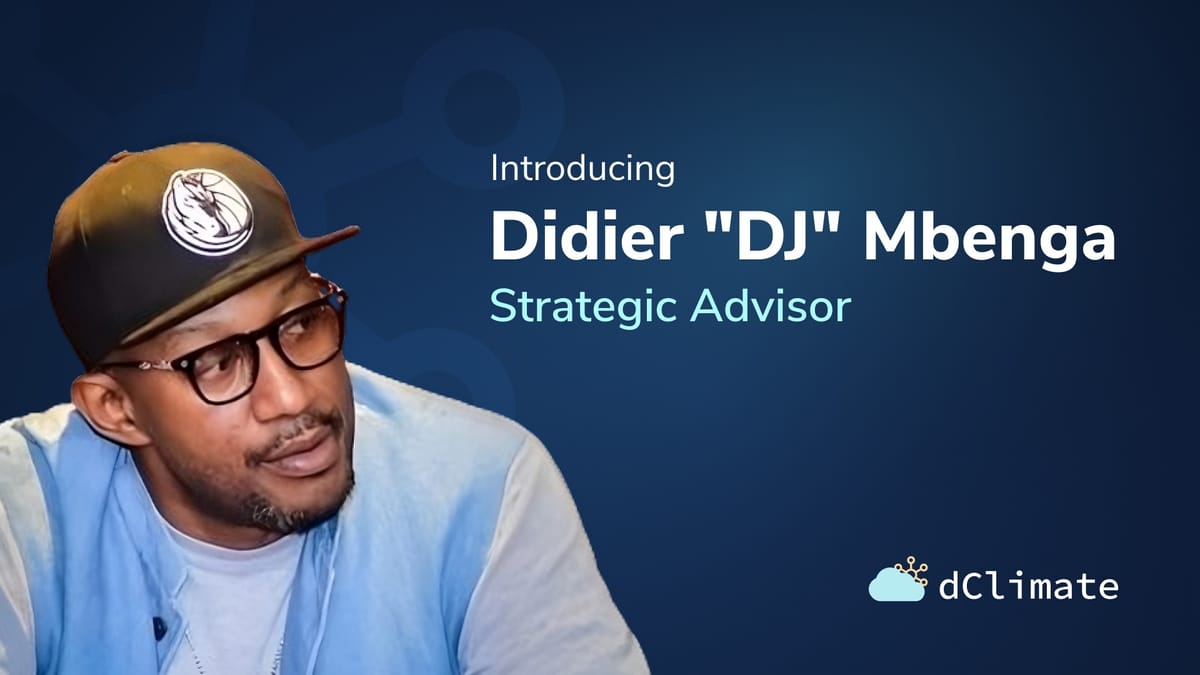 Two-Time NBA Champion DJ Mbenga Joins dClimate Advisory Board to Lead Climate Finance ...